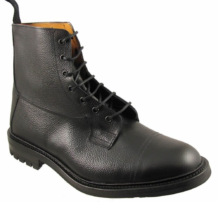 Tricker's(トリッカーズ) ブラック レザー Grasmere ワークブーツ | OTOKOMAE / 男前研究所