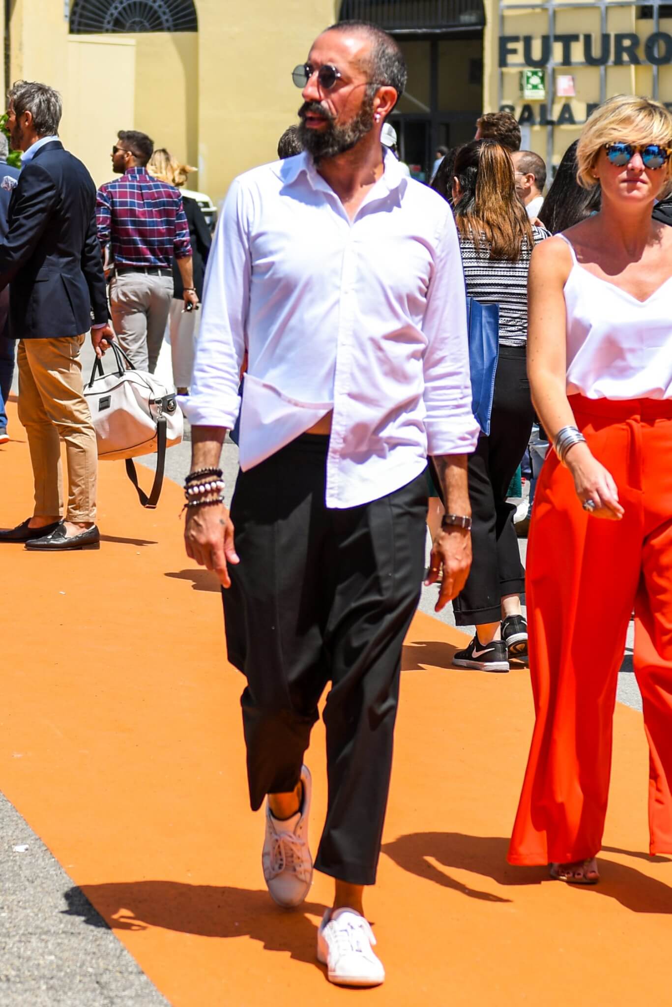 Slacks Summer Cordage Men's Special! Impression with neat silhouettes ...