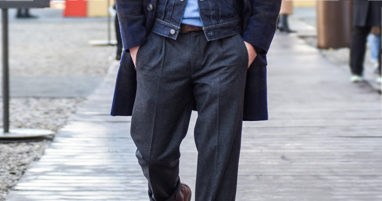 What are some tricks to wear slacks casually? | Men's Fashion Media ...